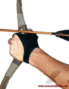 Archery Bow Glove - Premium Leather Archer Hand Guard