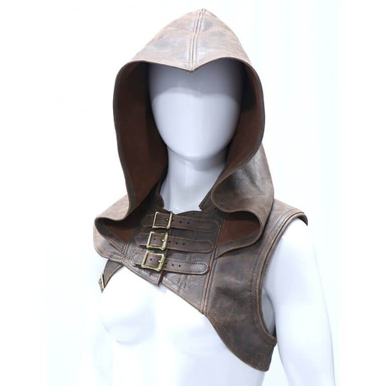Custom Made Leather Hoods and Cowls